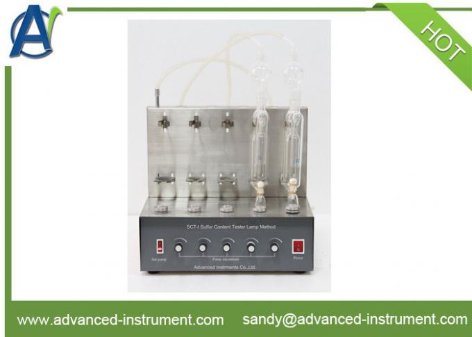 ASTM D1266 Sulfur Content Tester Lamp Method for Light Oils Sulphur ...